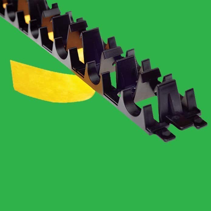 Rapid Fix Clip Rail Track 100m Self Adhesive Taped for 14-16mm Pipe